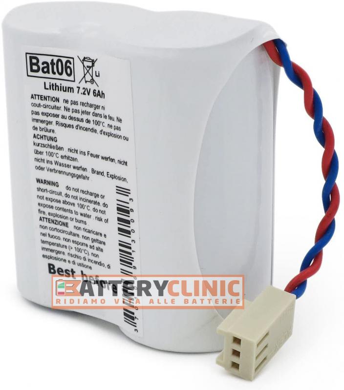BATTERIA BAT06 COMPATIBILE BATLI06 7,2V 6 Ah LOGISTY , Hager BATTERIA BAT06 COMPATIBILE BATLI06 7,2V 6 Ah LOGISTY , Hager